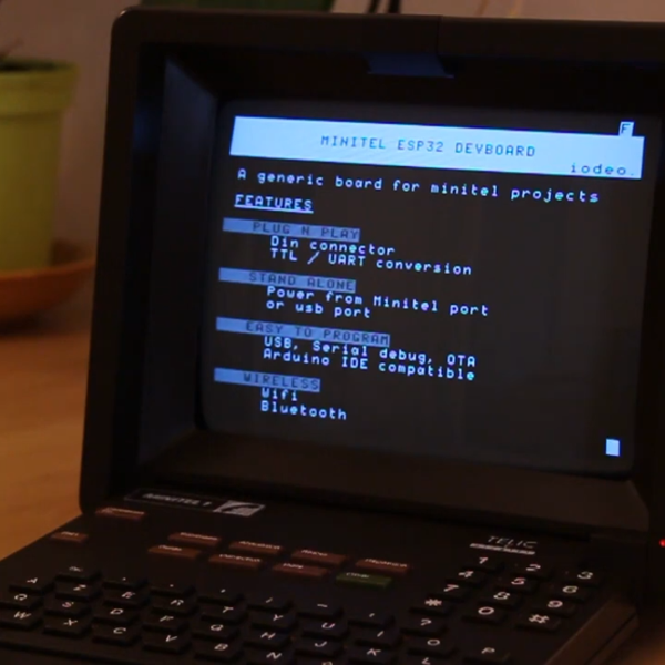 MINITEL + ESP32 | Hackaday.io
