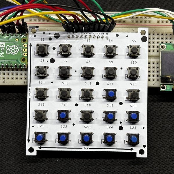 Custom 5x5 Keypad | Hackaday.io