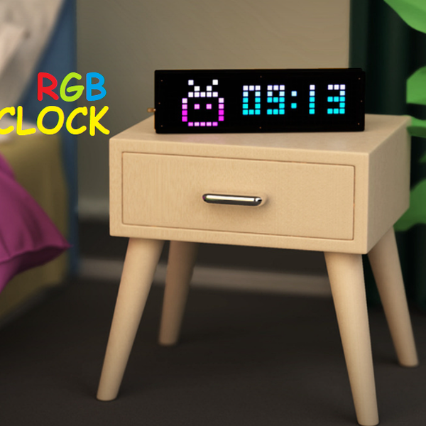 RGB 7 segment Clock using ESP8266 | Hackaday.io