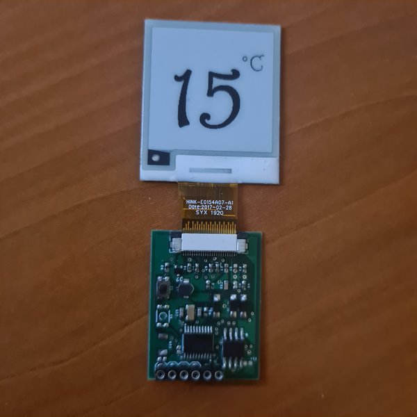 ePaper temperature display | Hackaday.io