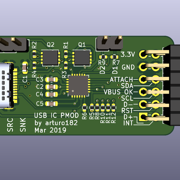 STUSB1600 USB Type-C Controller Breakout Board | Hackaday.io