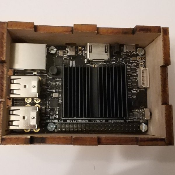 Yet another Odroid C2 case - with Tor logo | Hackaday.io