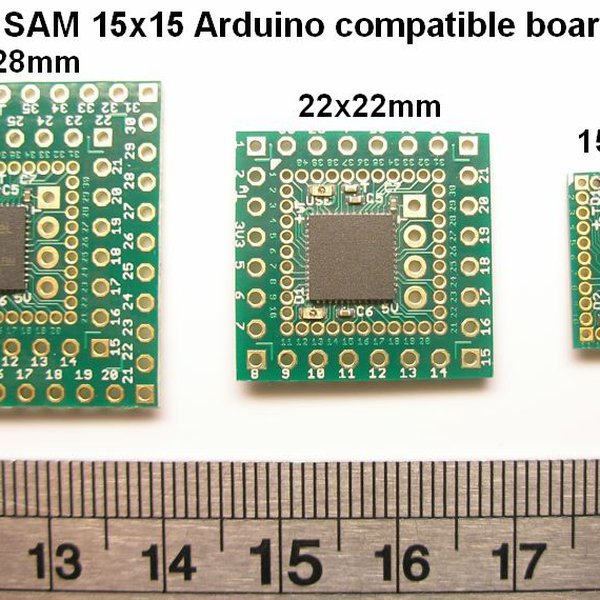 Arduino Zero Compatible Samd21 Board 15x15mm