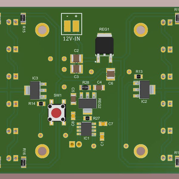 Police Flasher Circuit Using an STM8 [72 LEDs] | Hackaday.io