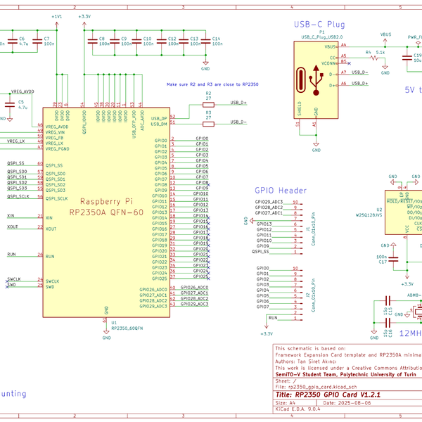 RP2350 based GPIO Expansion Card | Hackaday.io