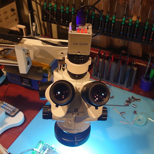 Spacer for 0.35x microscope reducer | Hackaday.io