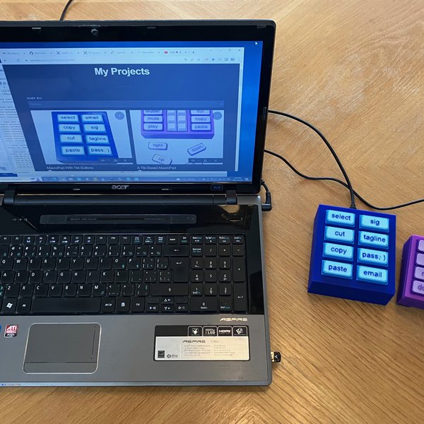 MacroPad With Tile Buttons | Hackaday.io