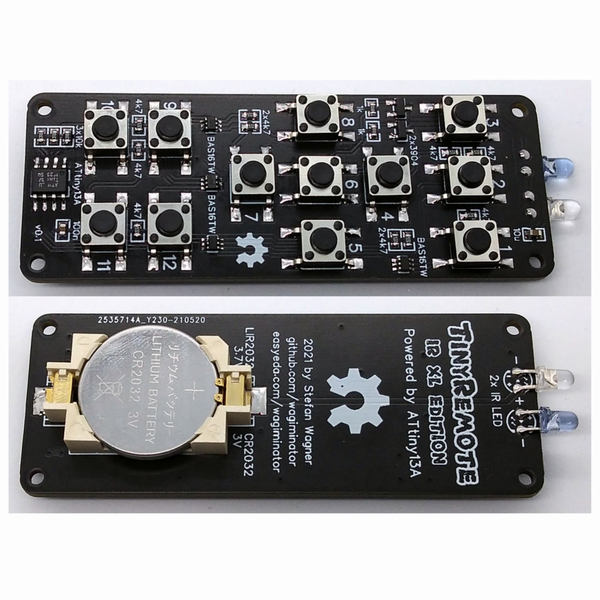 ATtiny13A TinyRemoteXL | Hackaday.io