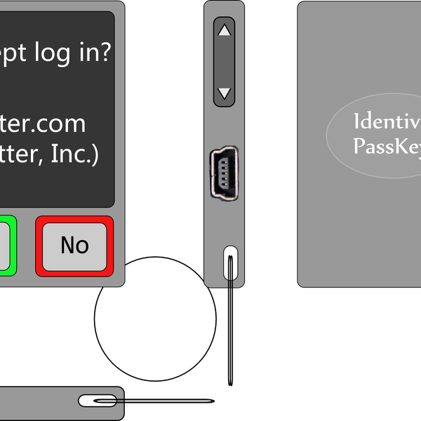 PassKey: Portable login dongle | Hackaday.io