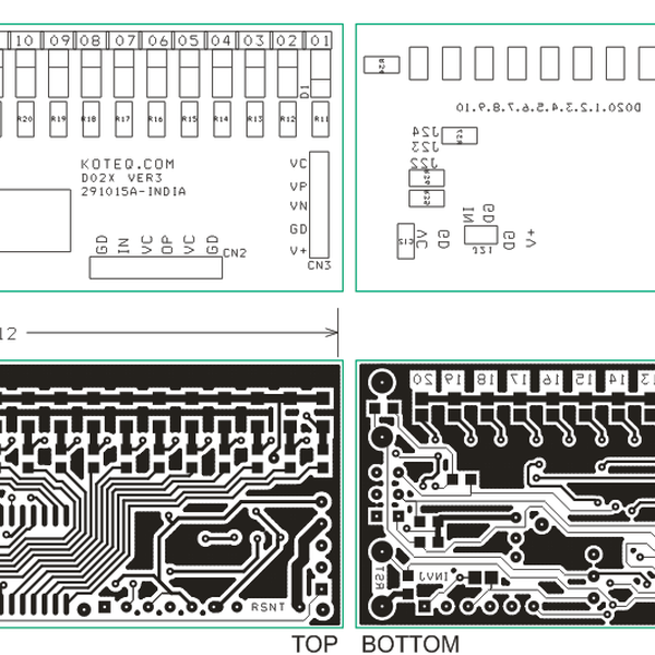 RC SIGNAL MONITOR USING 20 SEGMENT BAR-GRAPH | Hackaday.io