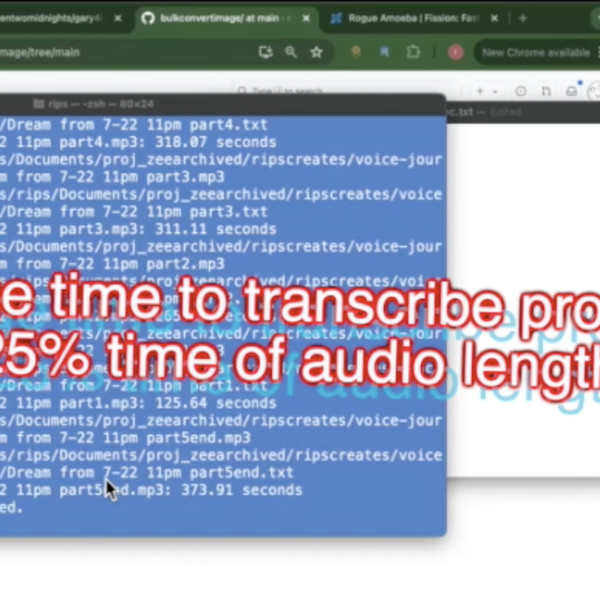 Bulk Transcribe Audio to Text | Hackaday.io