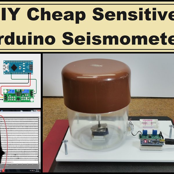 Diy Extremly Sensitive And Cheap Seismometer