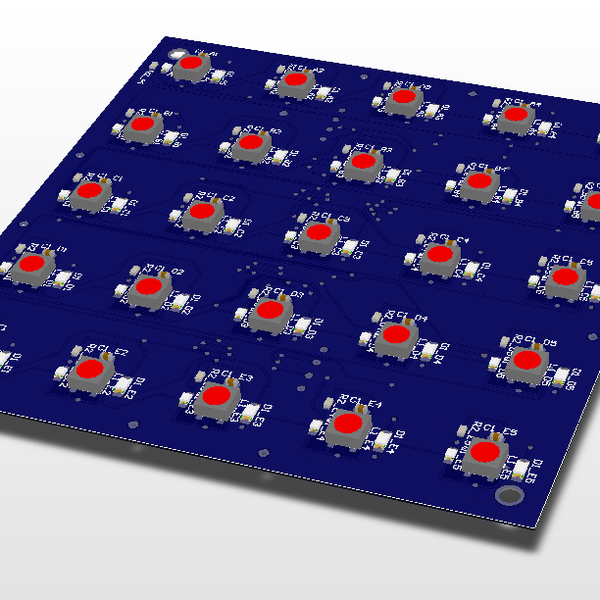 Interactive Color LED grid with IR touch sensing | Hackaday.io