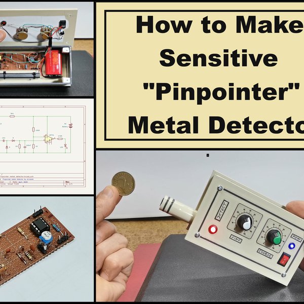 DIY Simple Sensitive Pinpointer Metal Detector | Hackaday.io