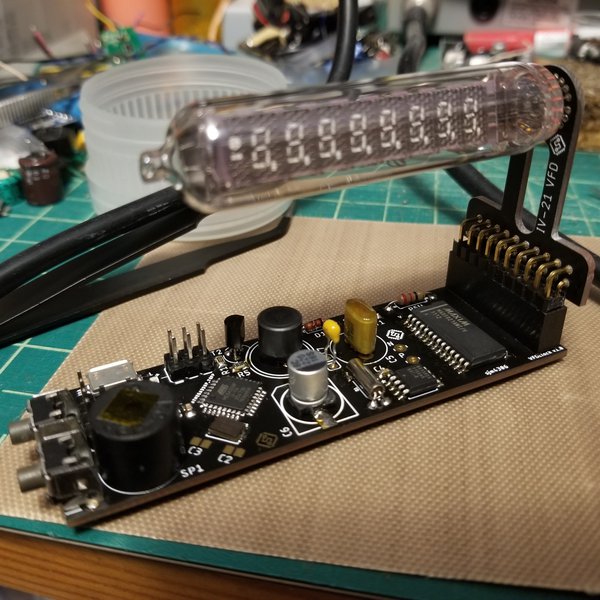 Tiny IV-21 VFD Clock | Hackaday.io