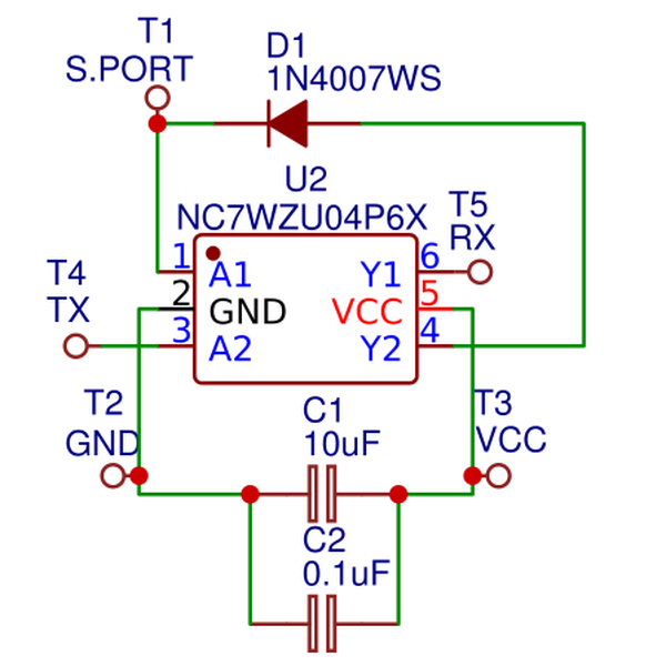 FrSky S.Port/F.Port inverter | Hackaday.io