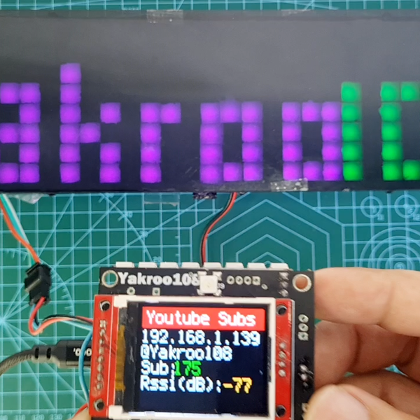 YouTube Subscriber Counter (Raspberry Pico W) | Hackaday.io