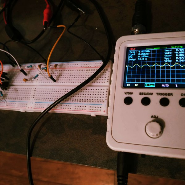 NE555 sine wave generator. | Hackaday.io