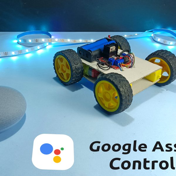 Let's Create a Google Assistant Control Car Using | Hackaday.io