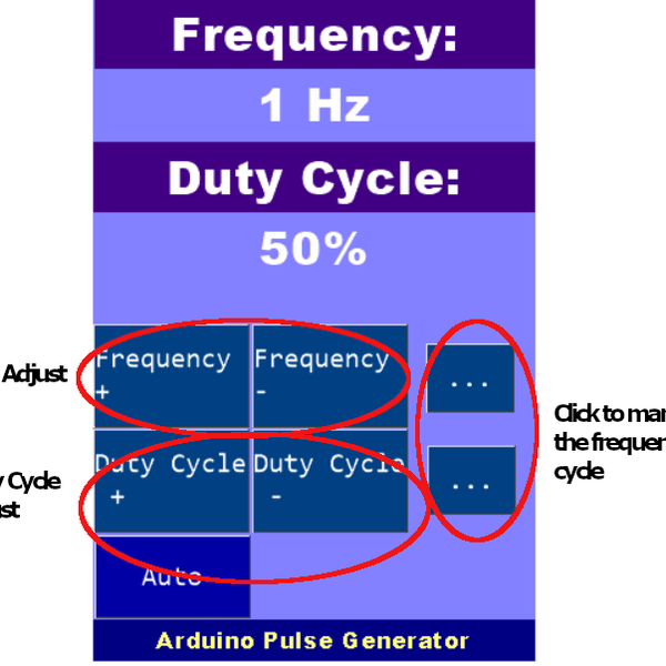 Nextion Arduino Pulse Generator
