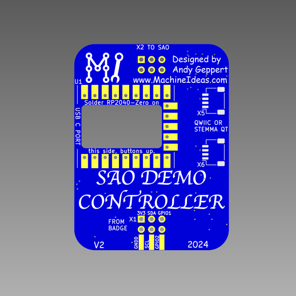 SAO DEMO Controller V2 | Hackaday.io