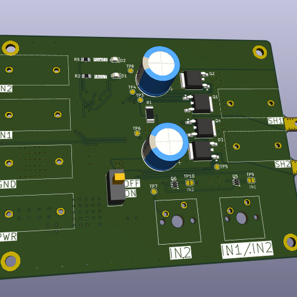 H-Bridge Driver Board (TI DRV8702) | Hackaday.io
