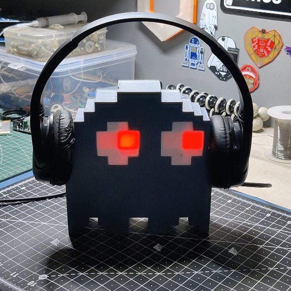 Ghost Themed Headphone Stand | Hackaday.io