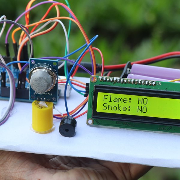 Arduino Gas Leakage and Flame Detection With Alert | Hackaday.io