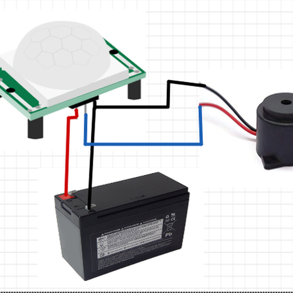 Motion Detector Alarm Circuit Using PIR Sensor | Hackaday.io