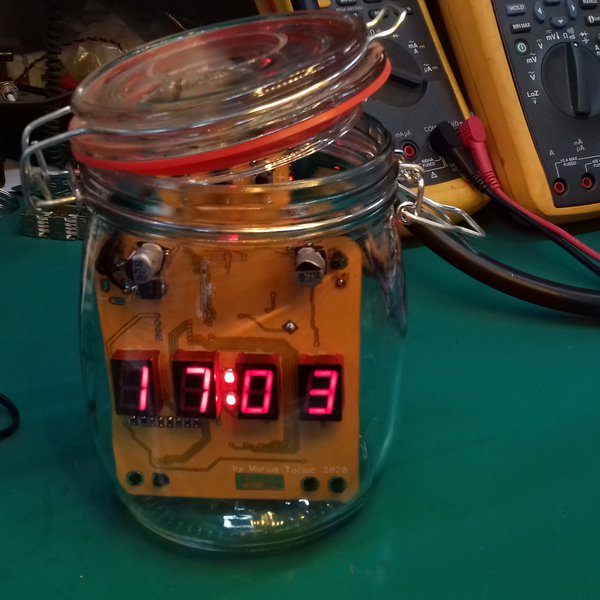 Cookie JAR clock of passion | Hackaday.io