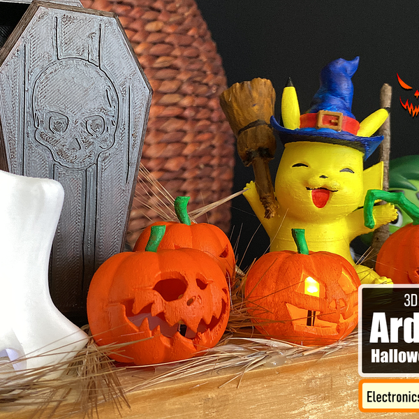 3D Printed Arduino Halloween Décor | Hackaday.io