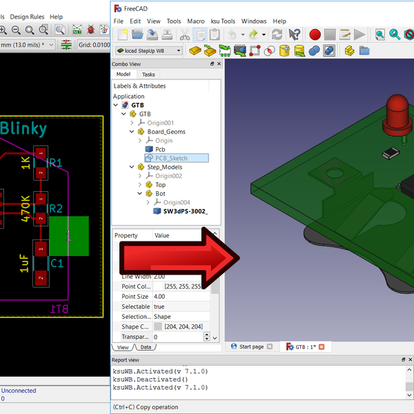 kicad StepUp new hack: The Sketcher! | Hackaday.io