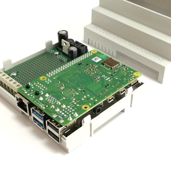 Raspberry Pi 4B din rail enclosure | Hackaday.io