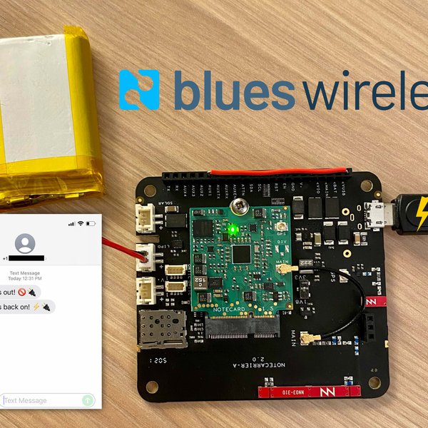 Cellular-Enabled Power Outage Detector with SMS | Hackaday.io