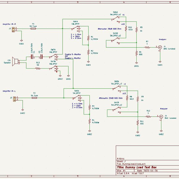 Audio Dummy Load | Hackaday.io