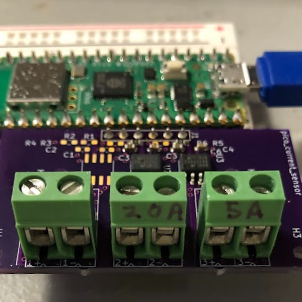 Raspberry Pi Pico 3 Channel WIFI current meter | Hackaday.io