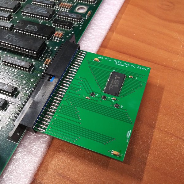 IBM PCjr 512k Memory Expansion Board | Hackaday.io