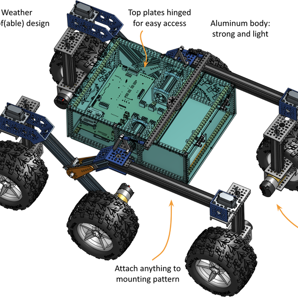 NASA-JPL Open Source Rover: off-the-shelf edition | Hackaday.io