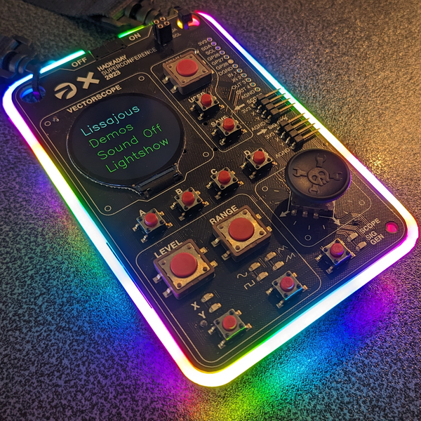 LED frame for the 2023 Supercon badge | Hackaday.io