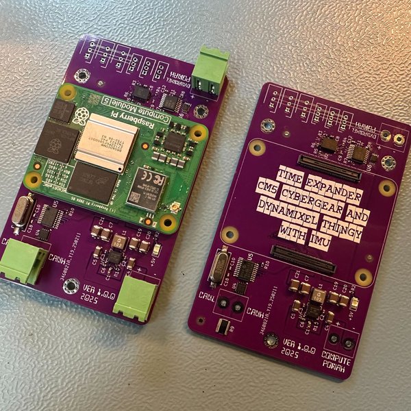 CM5 Cybergear and Dynamixel Controller | Hackaday.io