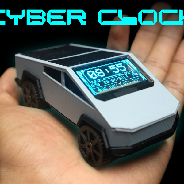 Cyber Clock an IoT OLED Desk Clock | Hackaday.io