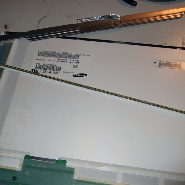 Replace broken CCFL backlight on laptop with LEDs | Hackaday.io
