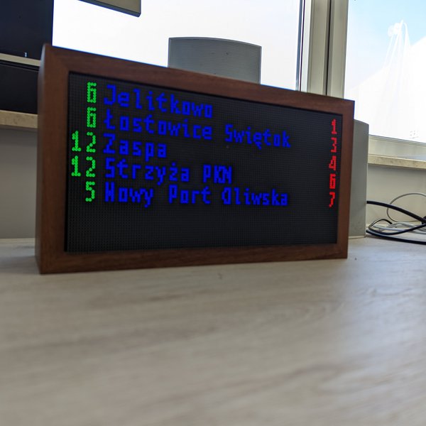 Public Transport Dashboard (Traminfo) | Hackaday.io