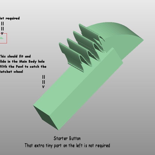 Model Diesel Engine Starter 3D Printer files | Hackaday.io
