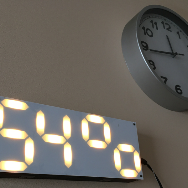 LED Pixel Clock (Clock, alarms, temperature etc.) | Hackaday.io
