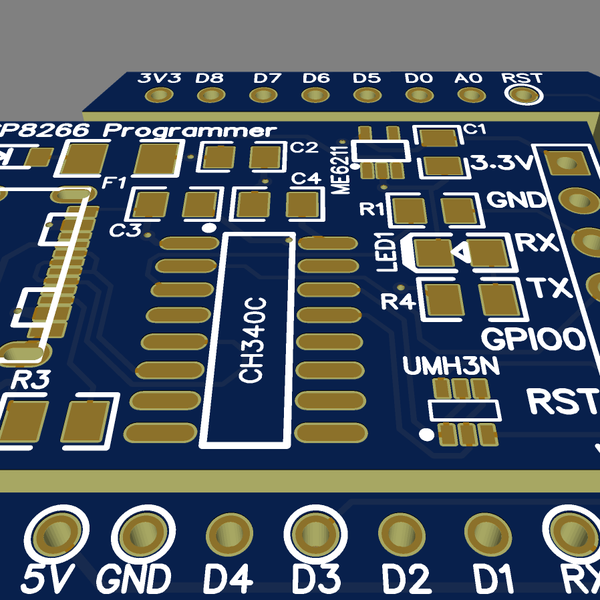ESP8266 Programmer Board (USB-C Based) | Hackaday.io