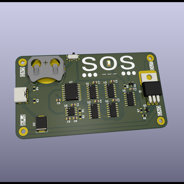 SOS Business Card | Hackaday.io