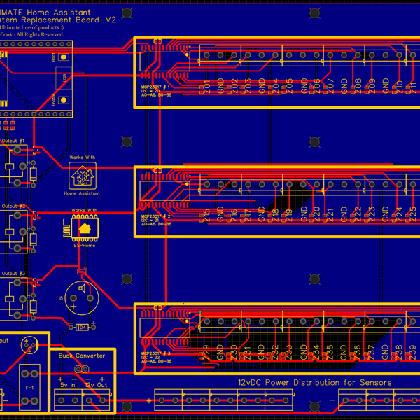 ESP32 Replacement Alarm Panel for Home Assistant | Hackaday.io