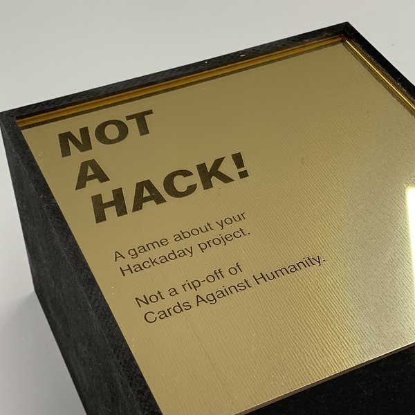 Not A Hack | Hackaday.io