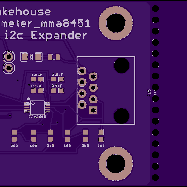 i2c Extender for Adafruit's mma8451 accelerometer | Hackaday.io
